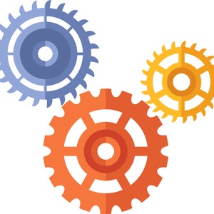 Mega Gear Collection. 318 Digital Images. SVG, JPG & PNG Files. Gold ...