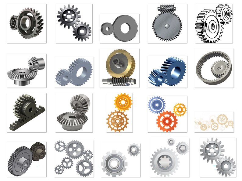 Mega Gear Collection. 318 Digital Images. SVG, JPG & PNG Files. Gold ...
