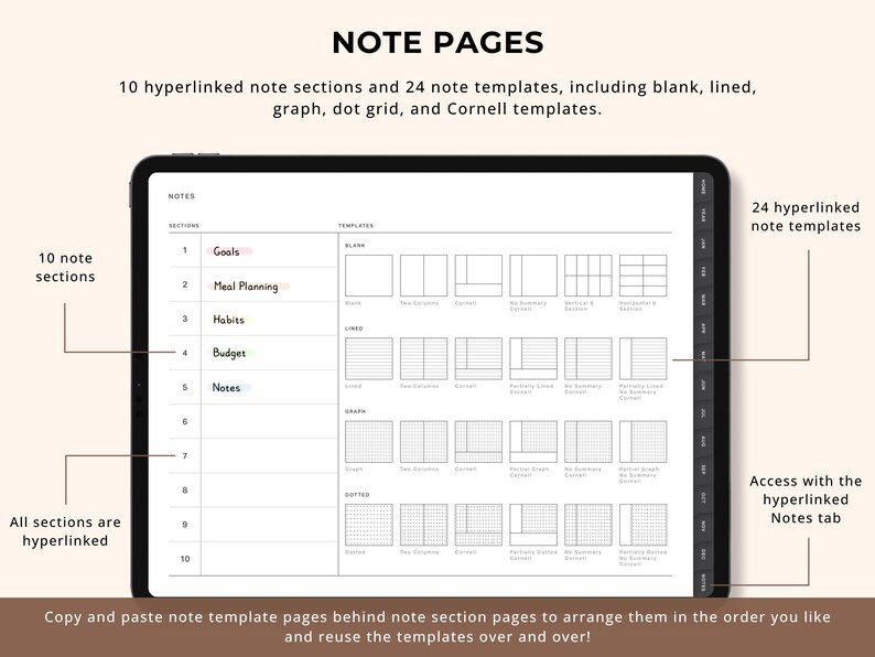 2025-2026 Midyear Digital Weekly Planner, Goodnotes, Notability (PDF ...