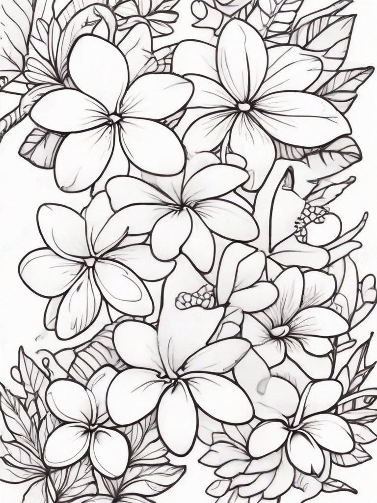 Floral Coloring Book for Kids and Adults, Relaxing and Stress-relieving ...