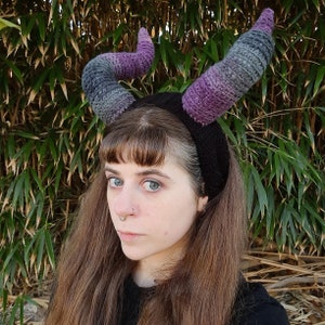 PDF Horns Headband Crochet Pattern - Beginner Friendly - Etsy