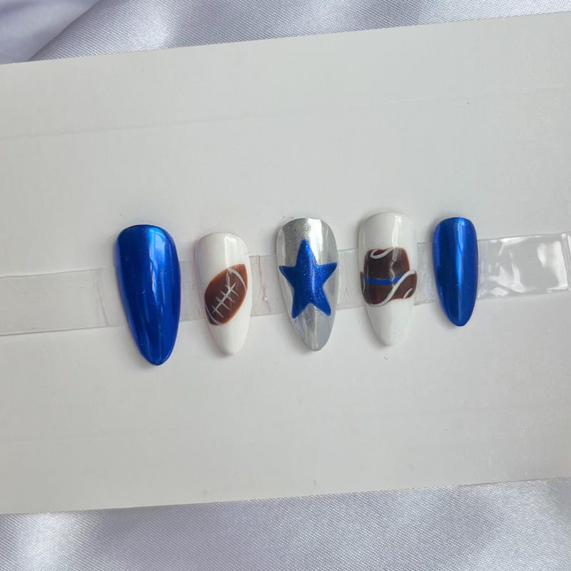 Dallas Cowboys Nail Decals - Etsy