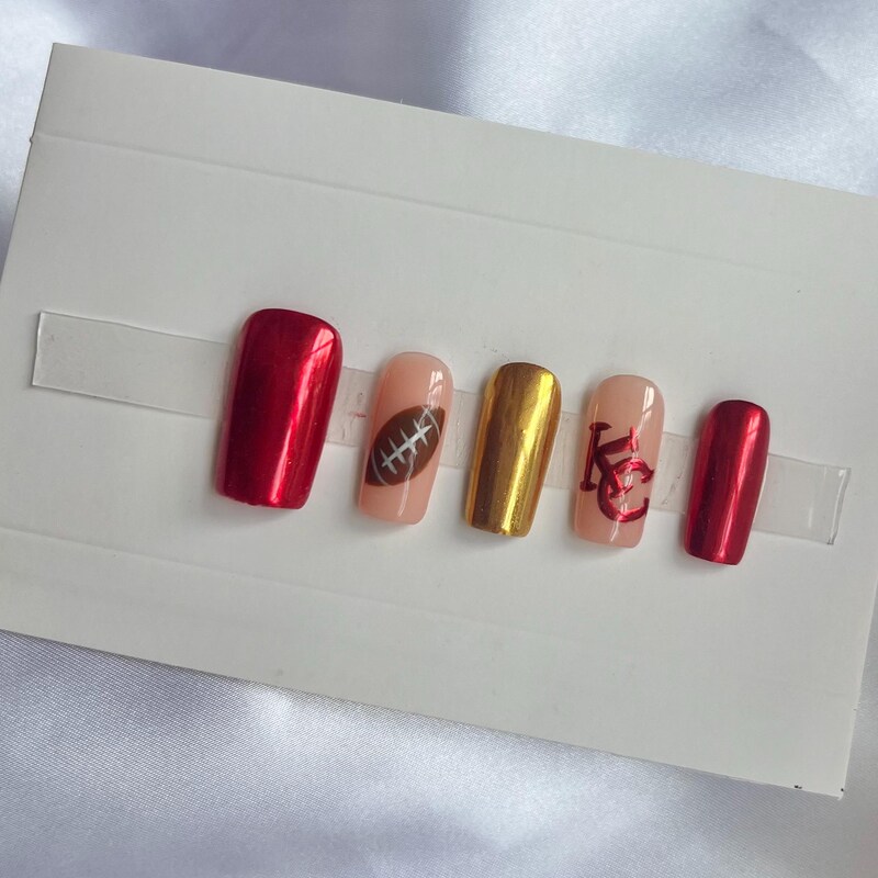 Ohio State Nails - Etsy