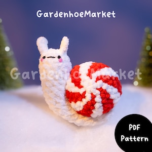 Christmas Snails Bundle - 6 in 1 PDF Christmas Crochet Pattern Bundle ...