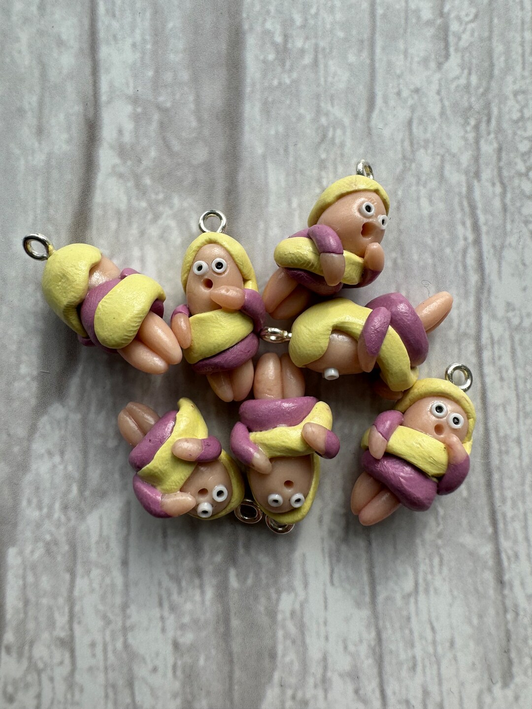Rapunzel - Stitch Marker, Charm, Polymer Clay Charm, Progress Keeper - Etsy