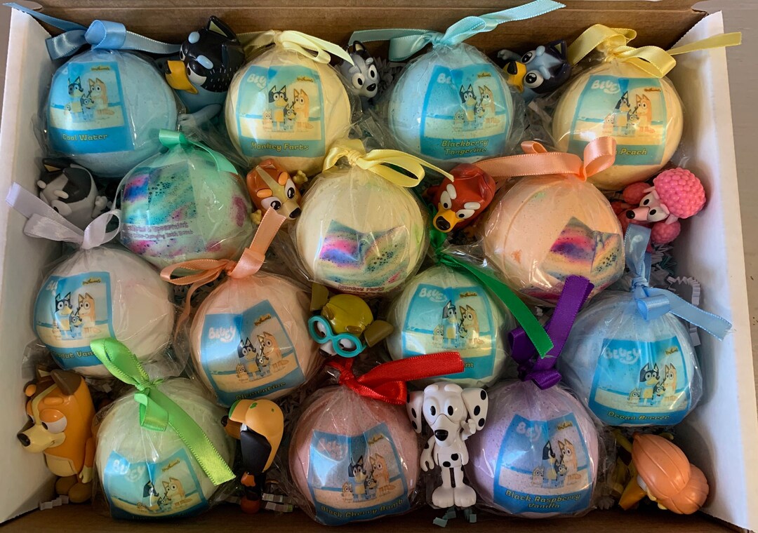 Jumbo Bluey 14-pack XL 5.5 Oz Bath Bomb Gift Set for Kids - Etsy