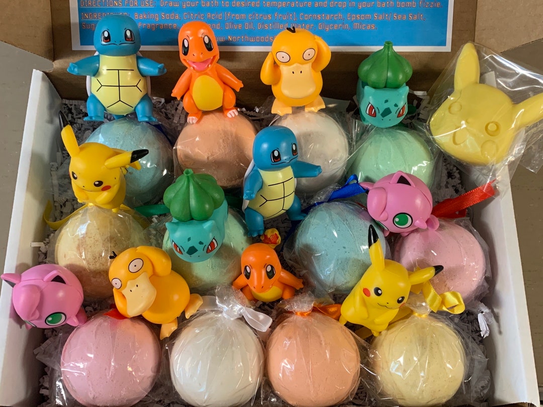 Large Jumbo Poke-bomb 12-pack XL 5.5 Oz Bath Bomb Gift Set for Kids - Etsy