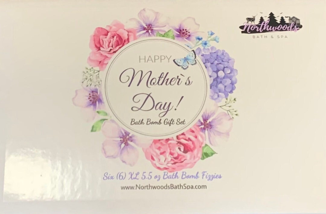 Mother's Day Bath Bomb Gift Set 6-pack XL 5.5 Oz Bath Bomb Fizzies - Etsy