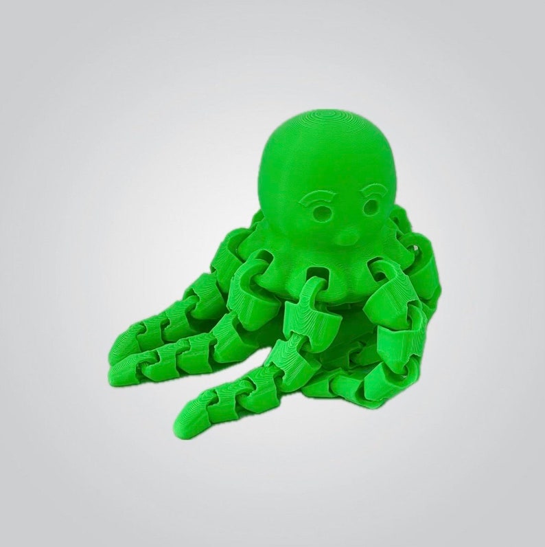 3d Printed Octopus - Etsy