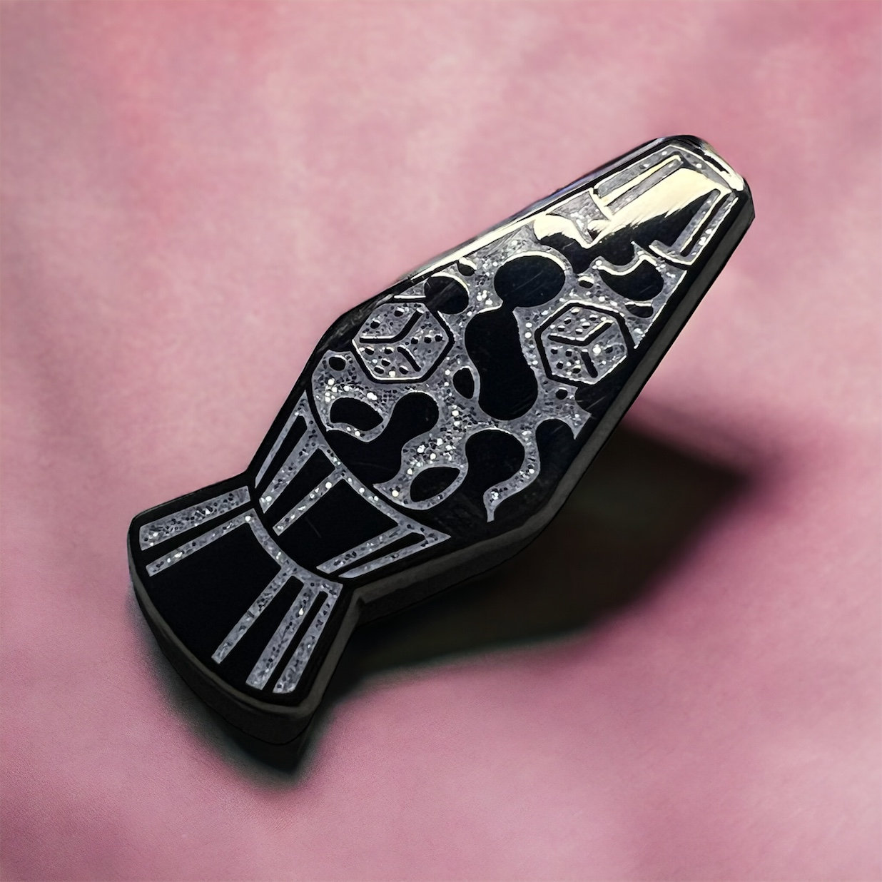 Glitter Lava Lamp Pin Aesthetic Pin, Lava Pin, Dice Pin, Glitter Pin ...