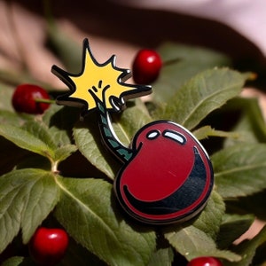 Cherry Bomb - Hard Enamel Pin | Cherry Pin, Cherry, Aesthetic Pin, Bomb ...