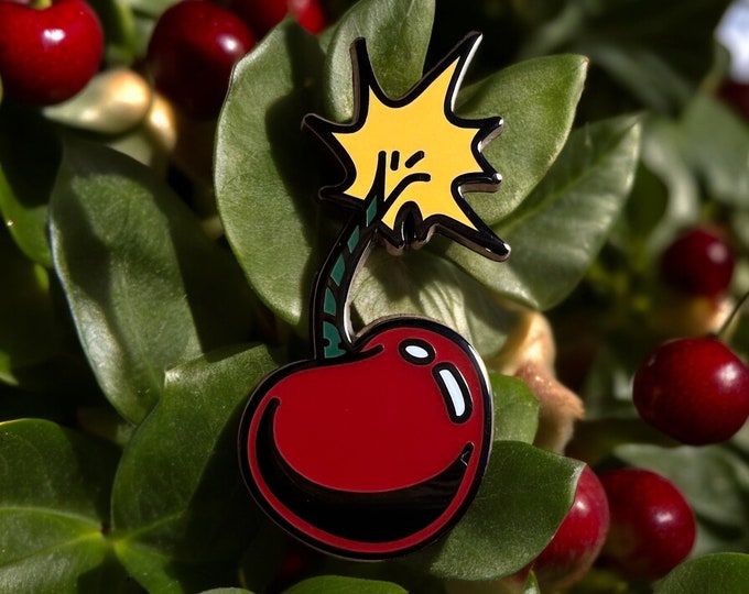 Cherry Bomb - Hard Enamel Pin | Cherry Pin, Cherry, Aesthetic Pin, Bomb ...