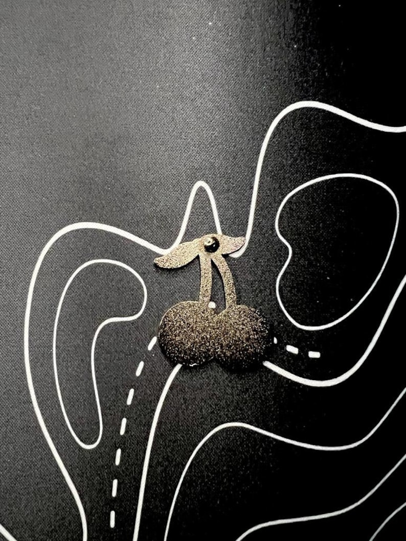 8 Ball Cherry Hard Enamel Pin 8 Ball Pin, Aesthetic Pin, Cherry Pin - Etsy