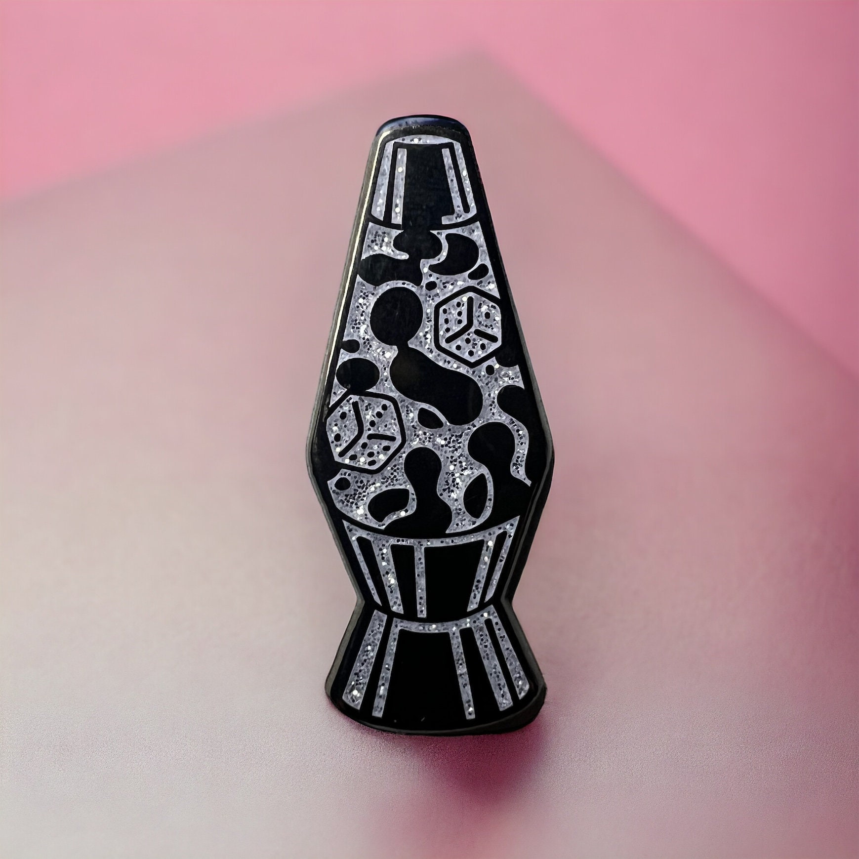 Glitter Lava Lamp Pin Aesthetic Pin, Lava Pin, Dice Pin, Glitter Pin ...