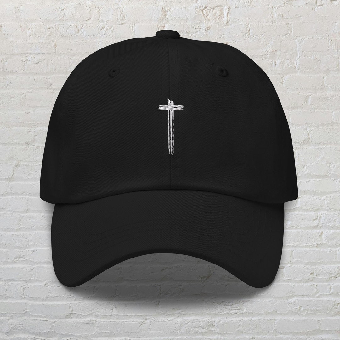 Rugged Cross Embroidered Hat Crucifix Jesus Catholic Christian Faith - Etsy