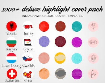 Instagram Highlight Covers | INSTANT DOWNLOAD | Sunset Serenity ...