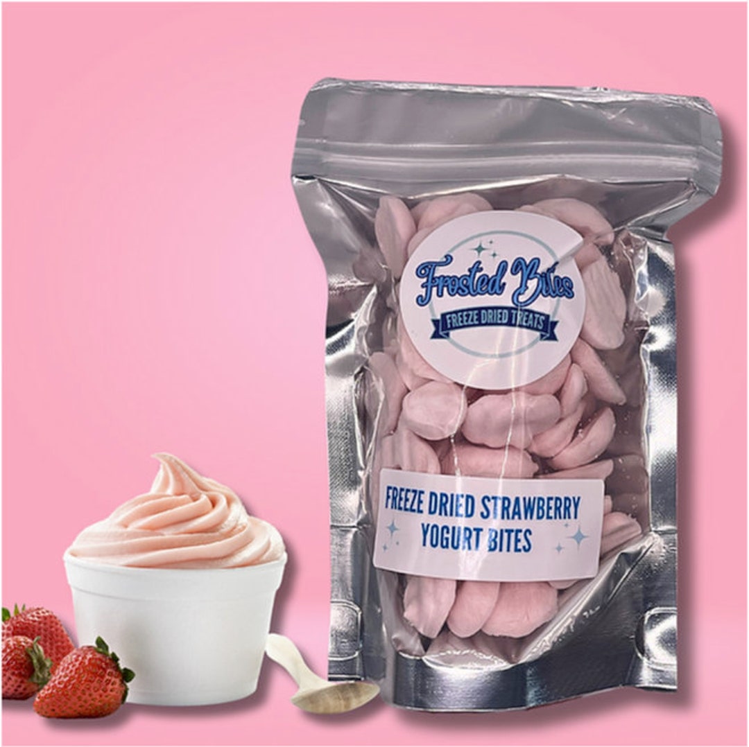 Freeze Dried Strawberry Yogurt Bites - Etsy