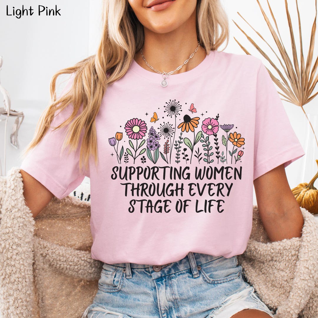 Women's Health Shirt, Obgyn Motivational Tshirt, Wildflower Ob-gyn ...