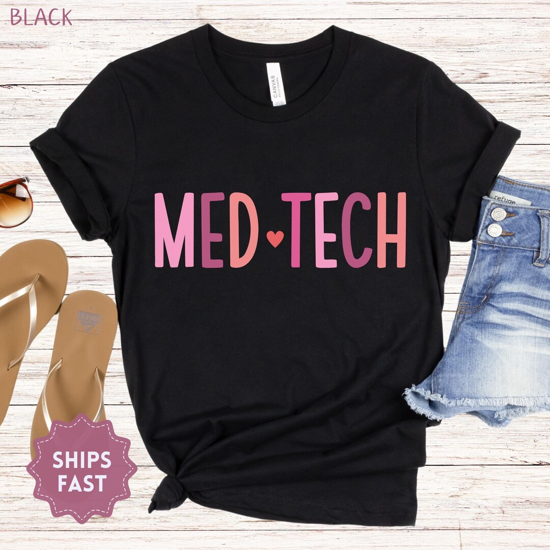 Med Tech Shirt, Valentine's Day Medical Technology Tshirt, Medtech ...