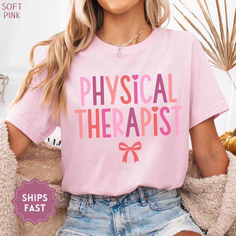 Physical Therapist Shirt, Valentine's Day PT Shirts, Rehab Therapist ...
