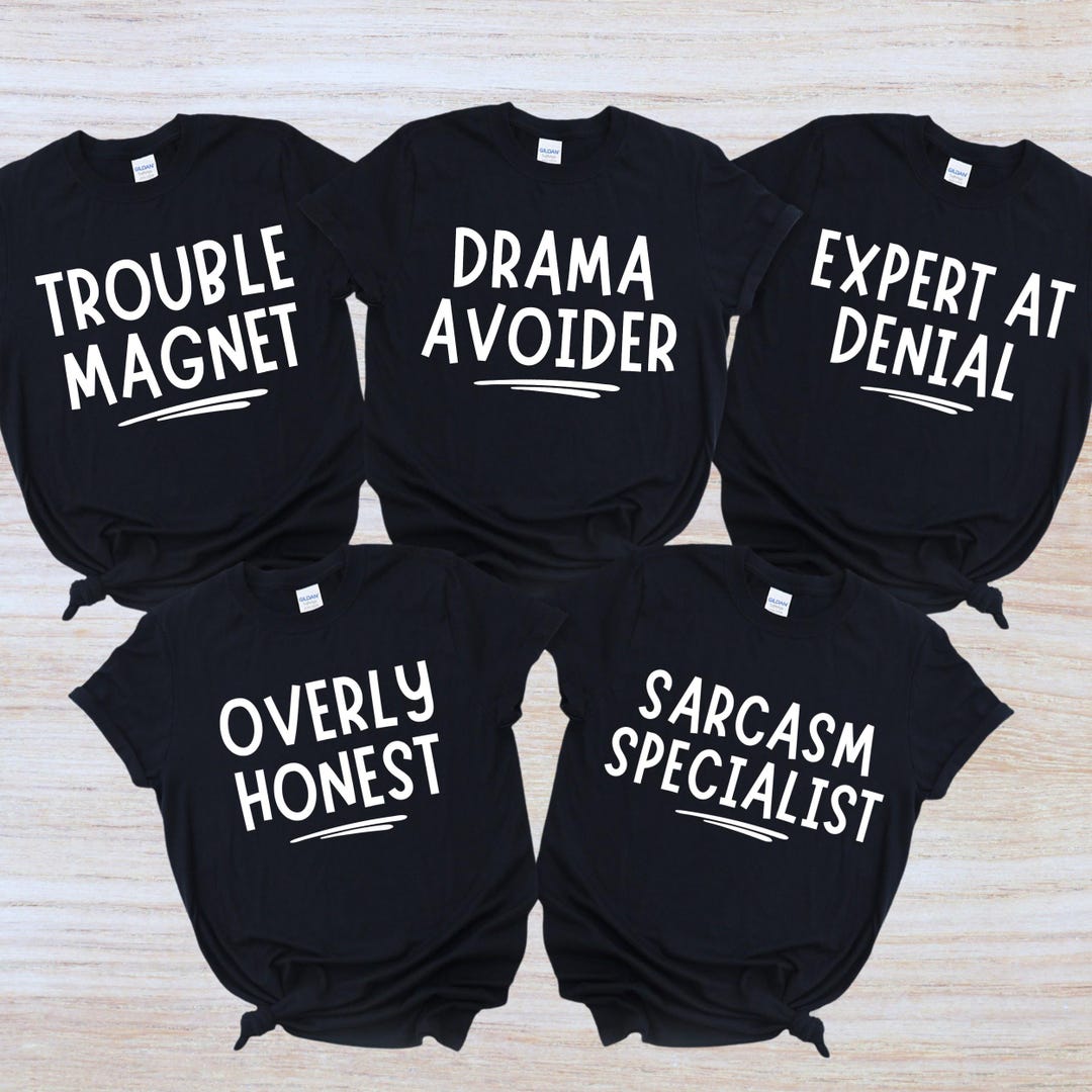 Funny Group Shirts Friend Matching Party Shirt Family Humorous Group ...