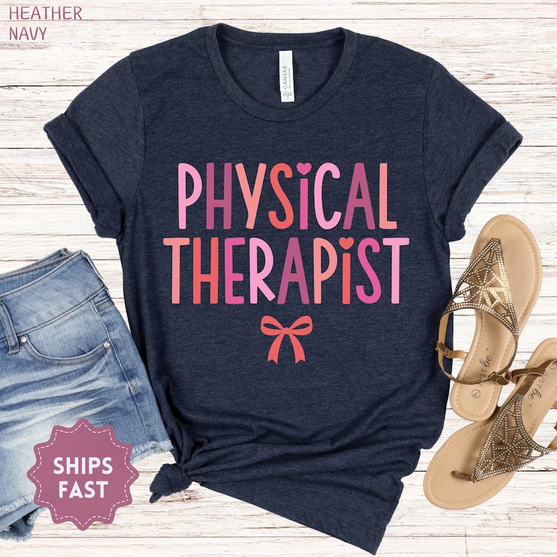 Physical Therapist Shirt, Valentine's Day PT Shirts, Rehab Therapist ...