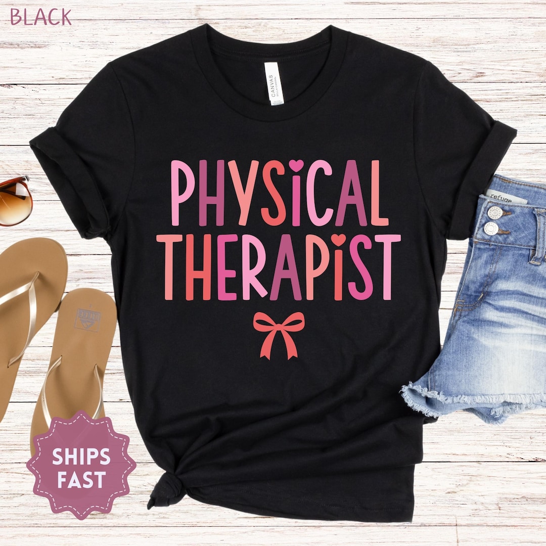 Physical Therapist Shirt, Valentine's Day PT Shirts, Rehab Therapist ...