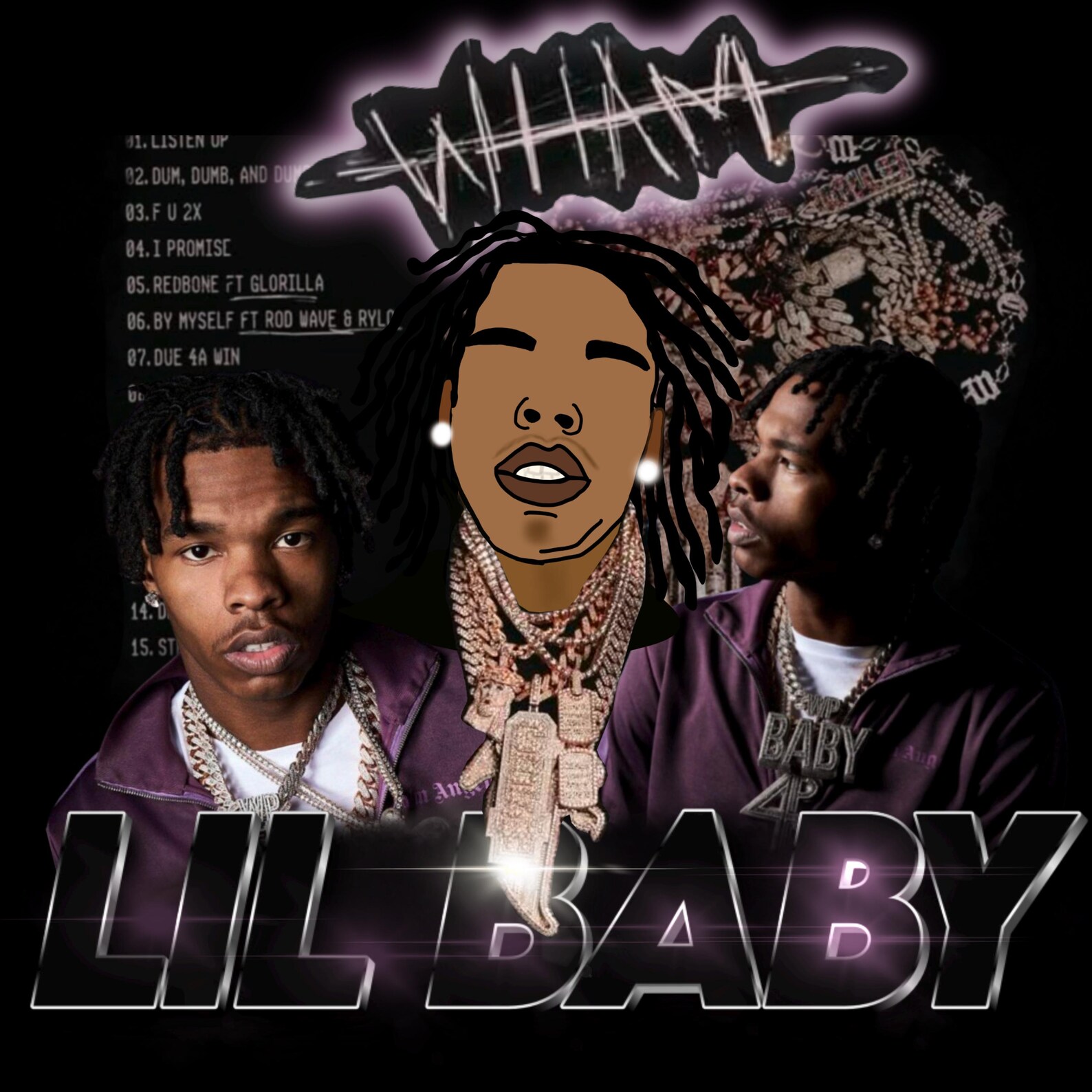 Lil Baby WHAM PNG File, Lil Baby Tshirt File, Lil Baby, WHAM Tee ...