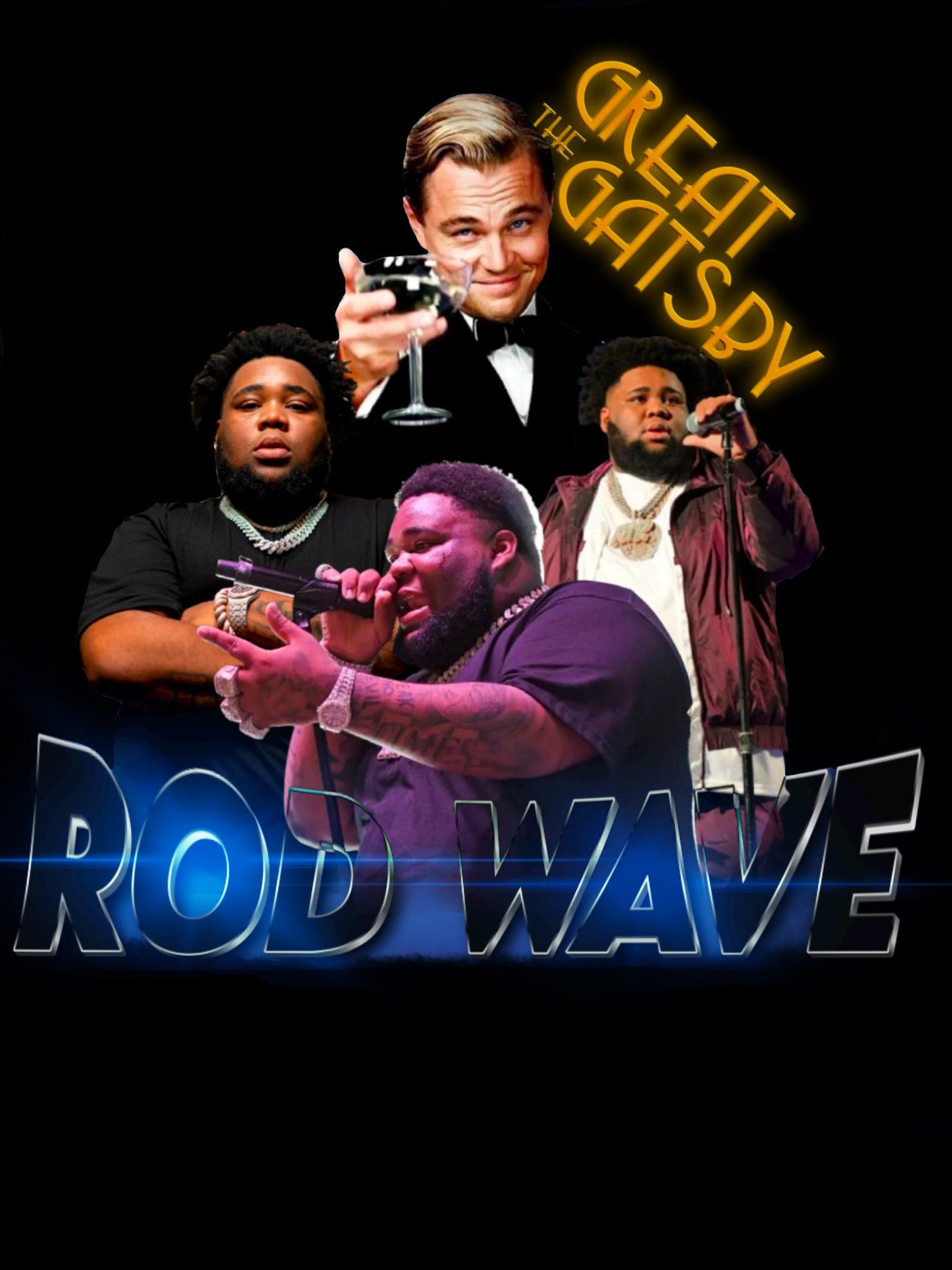 Rod Wave Inspired PNG File, Rod Wave Tshirt File, Rod Wave Graphic Tee ...