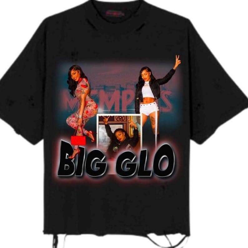 Glorilla PNG File, Big Glo Tshirt and Sublimation File, Big Glo ...