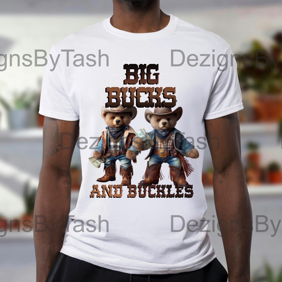 Big Bucks & Buckles PNG | Cowboy Line Dancing Design | Western Money ...
