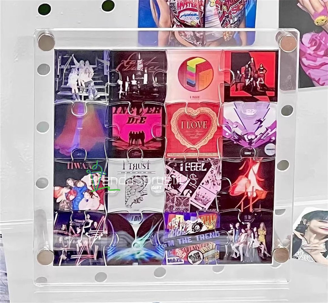 Acrylic Puzzle,k-pop GI-DLE Album Acrylic Puzzle,unique Acrylic Puzzle ...