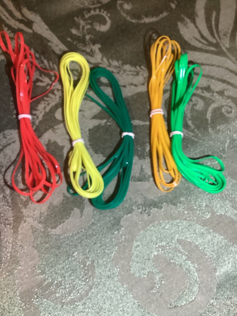 Custom 3 Sting Method Plastic Lanyard Gimp Boondoggle Lacing Rexlace ...