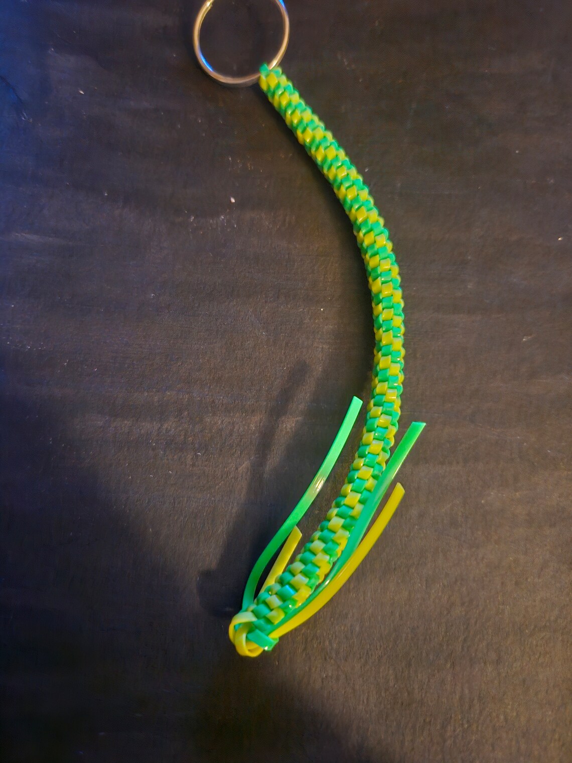 Yellow Green Spiral Rexlace Boondoggle Gimp Lacing Plastic String ...