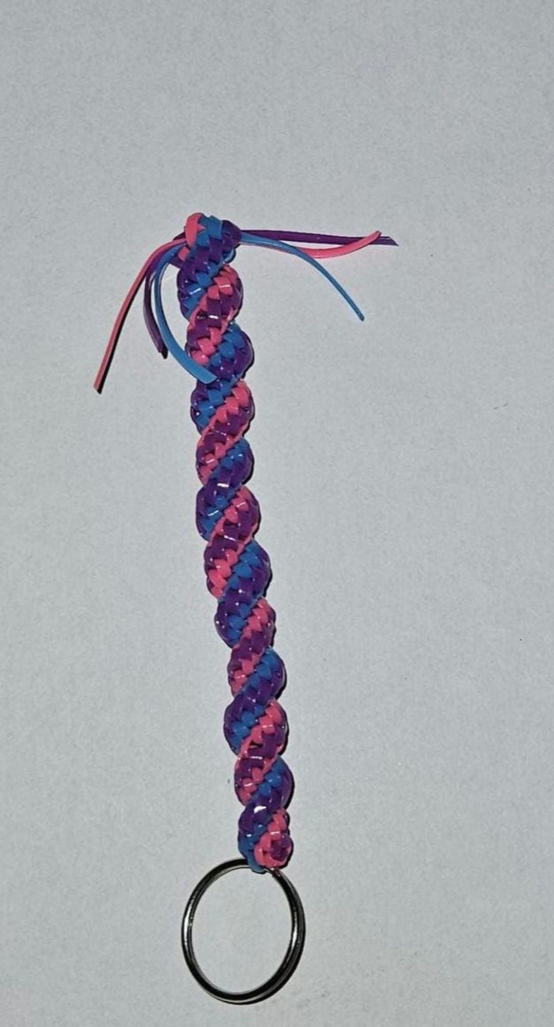 Pink Light Blue Purple Spiral Rexlace Boondoggle Gimp Lacing Plastic ... Pink Light Blue Purple Spiral Rexlace Boondoggle Gimp Lacing Plastic ...