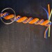 Orange Blue Yellow Spiral Rexlace Boondoggle Gimp Lacing Plastic String Lanyard Keychain - Etsy