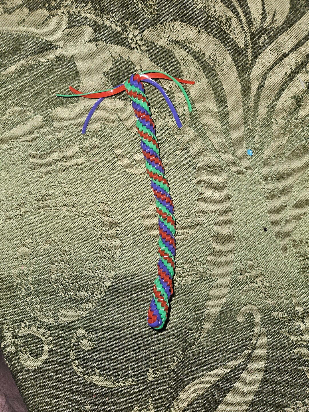 Green Red Blue Spiral Rexlace Boondoggle Gimp Lacing Plastic String ...