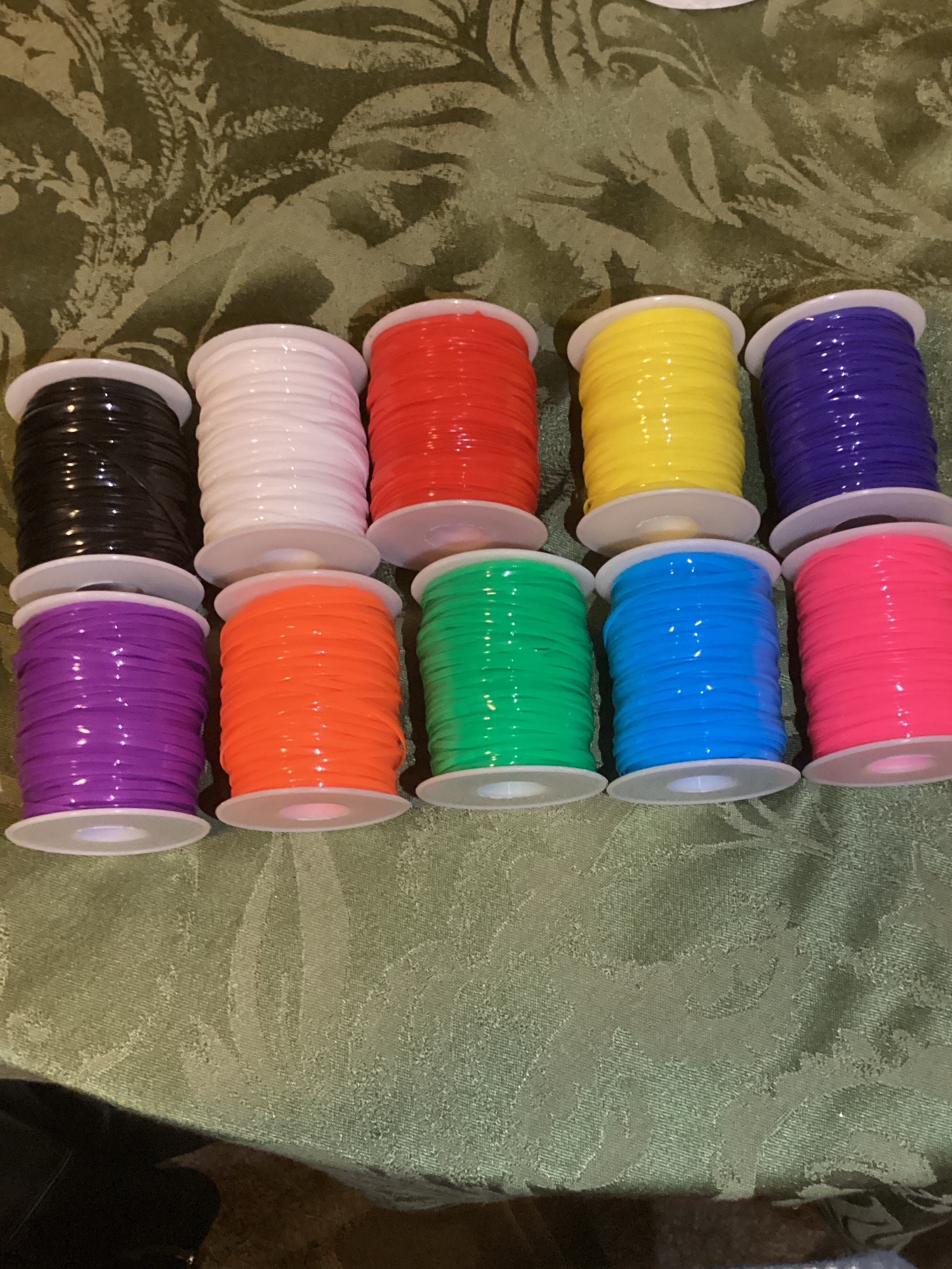 Custom 3 Sting Method Plastic Lanyard Gimp Boondoggle Lacing Rexlace ...