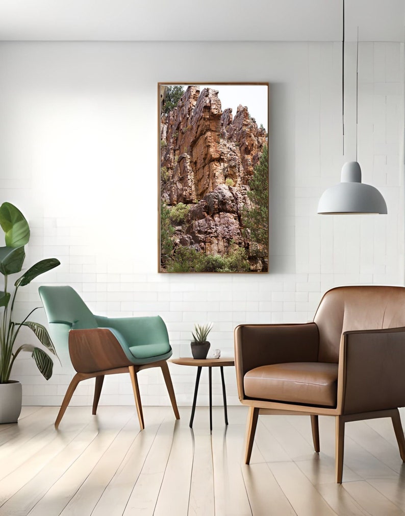 Rock Formation Print, Rock Photograph, Rock Poster, Flinders Ranges ...