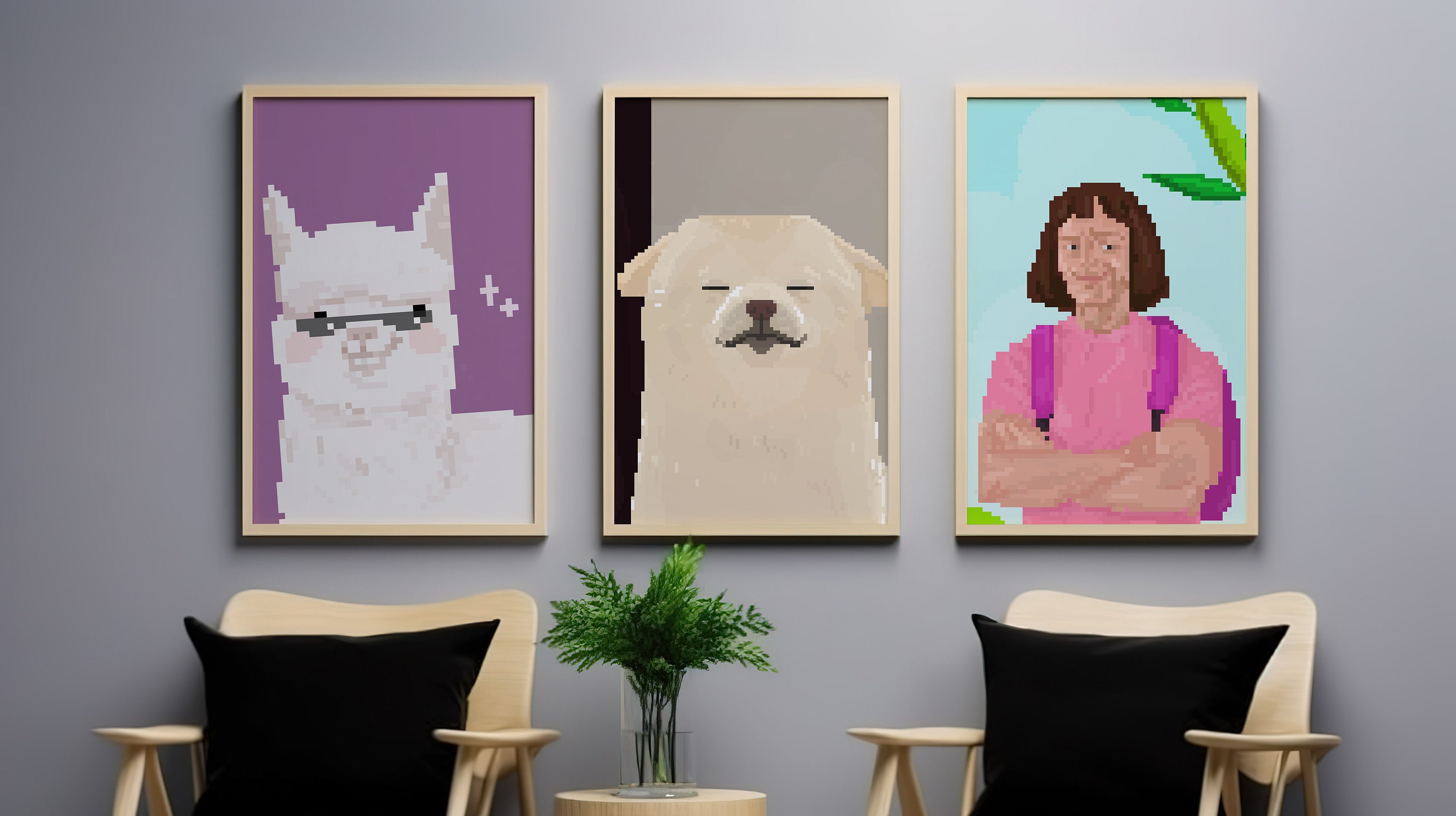 Pixel Portrait, Pixel Art Commission, Custom Illustration, Photo ...