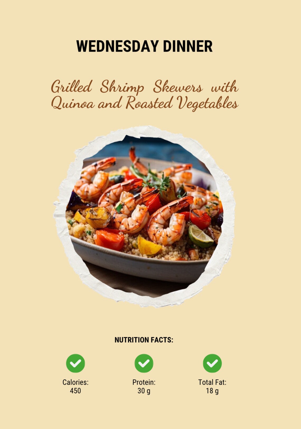 Healthy Meals 1 Week Plan - Etsy