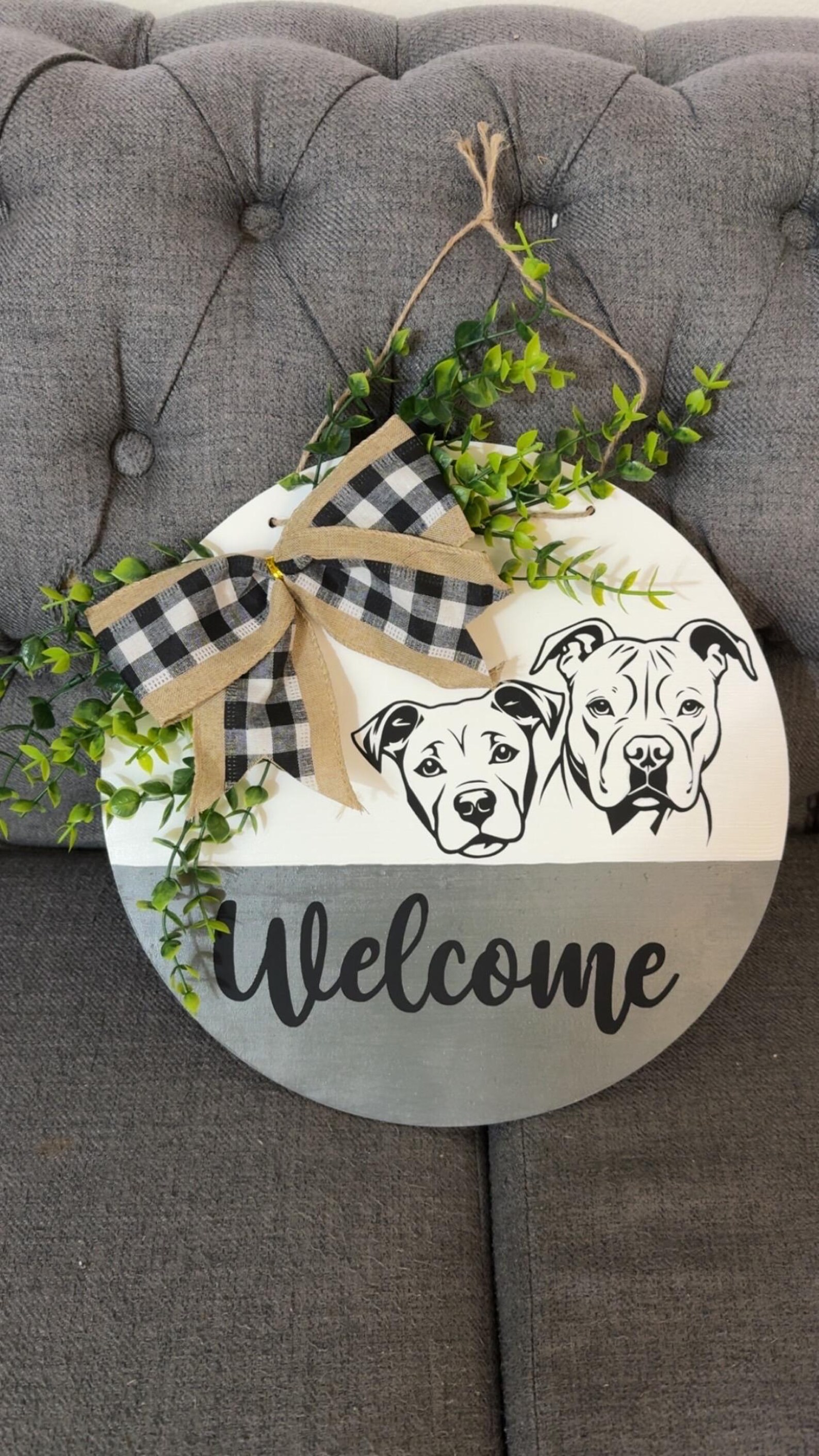 Personalized Pet Wall/door Hanger/pet Welcome Sign/ Dog Door Wreath ...