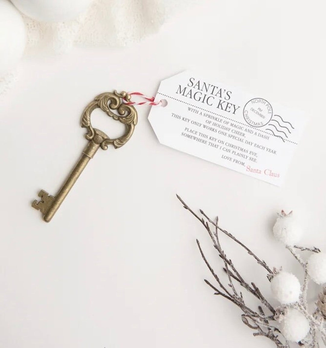 Santa Keys - Etsy