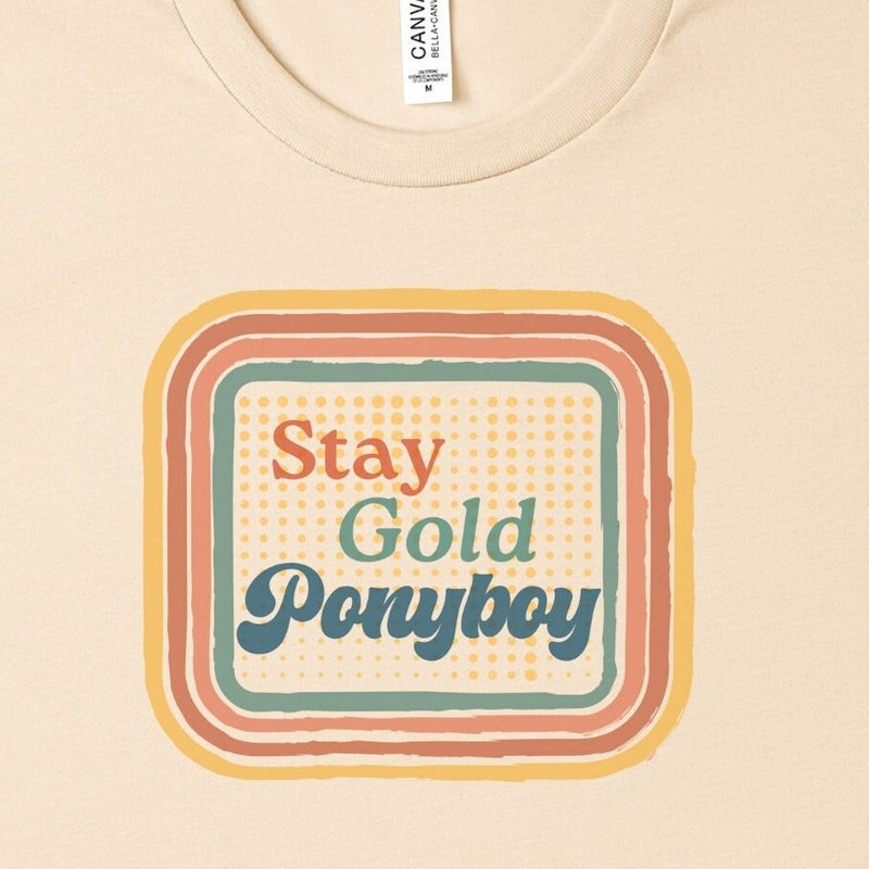 Stay Gold Ponyboy - Etsy