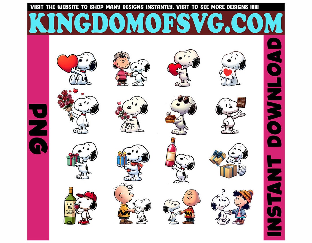 Snoopy Svg Bundle,snoopy Png,snoopy Birthday Gifts,snoopy Shirt Design Svg,snoopy Svg for Cricut ...