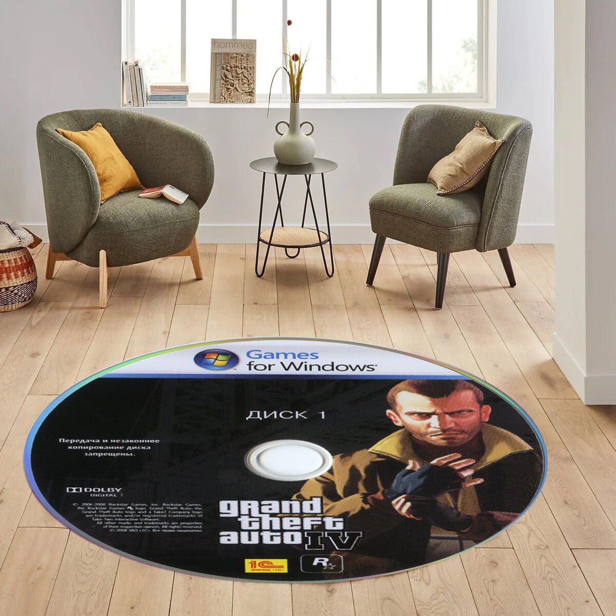 Grand Theft Auto Rug, GTA San Andreas Rug, Popular Game Rug, CD Rug ...