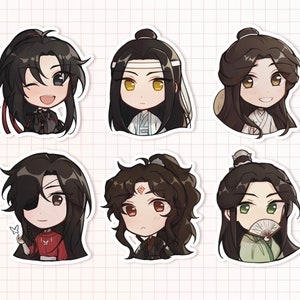 MXTX Stickers - Grandmaster of Demonic Cultivation, Heaven Official's ...