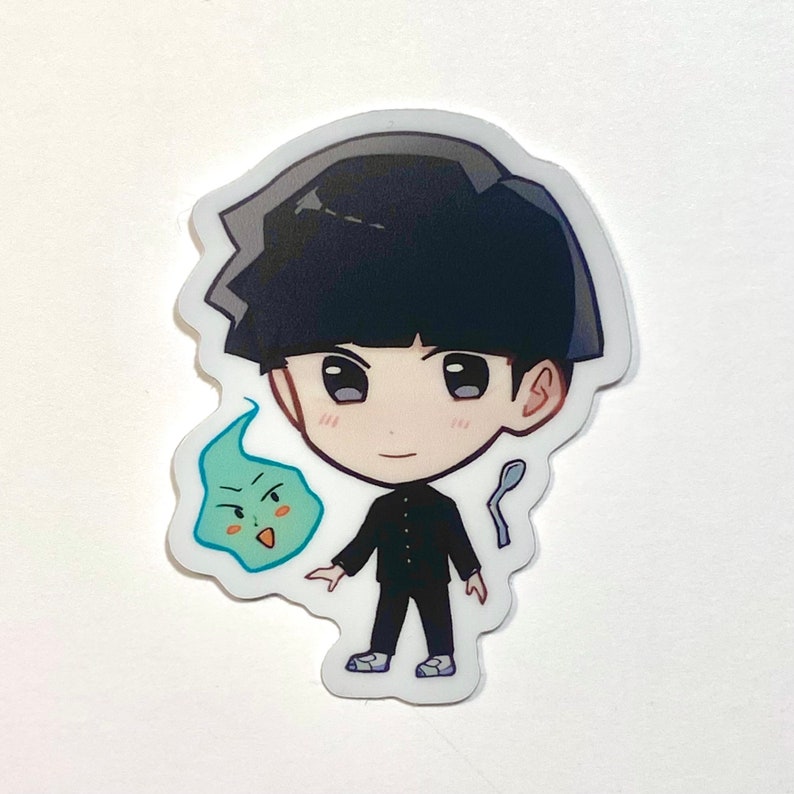 Mob Psycho 100 Stickers Kageyama Shigeo mob & Reigen Arataka - Etsy
