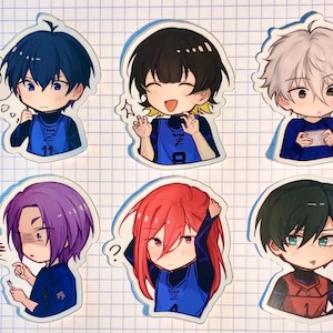 Blue Lock Stickers - Isagi Yoichi, Bachira Meguru, Nagi Seishiro, Reo ...