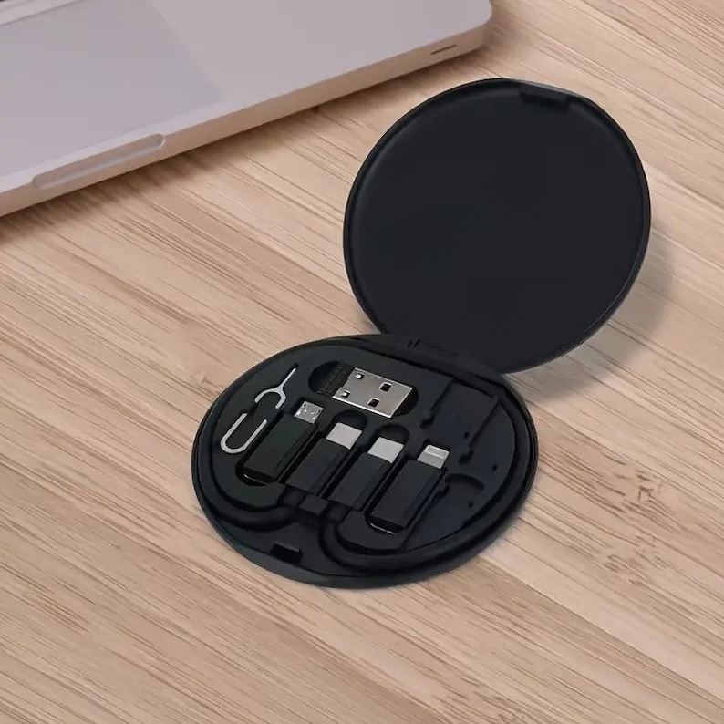 1pack Multi Charging Cable Adapter Kit, USB C to Apple Cable Box ...